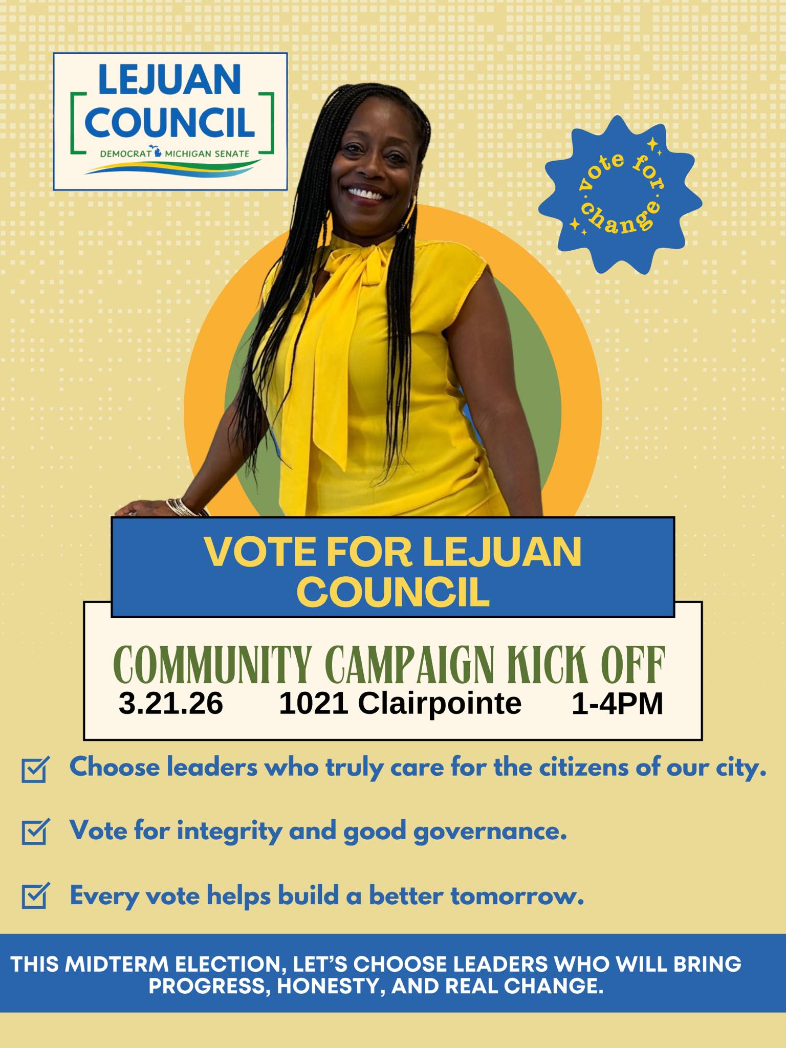 LeJuan Council for Michigan State Senate
